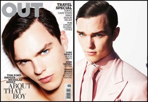 Nicholas Hoult by Tom ford in Out Magazine | Homotography